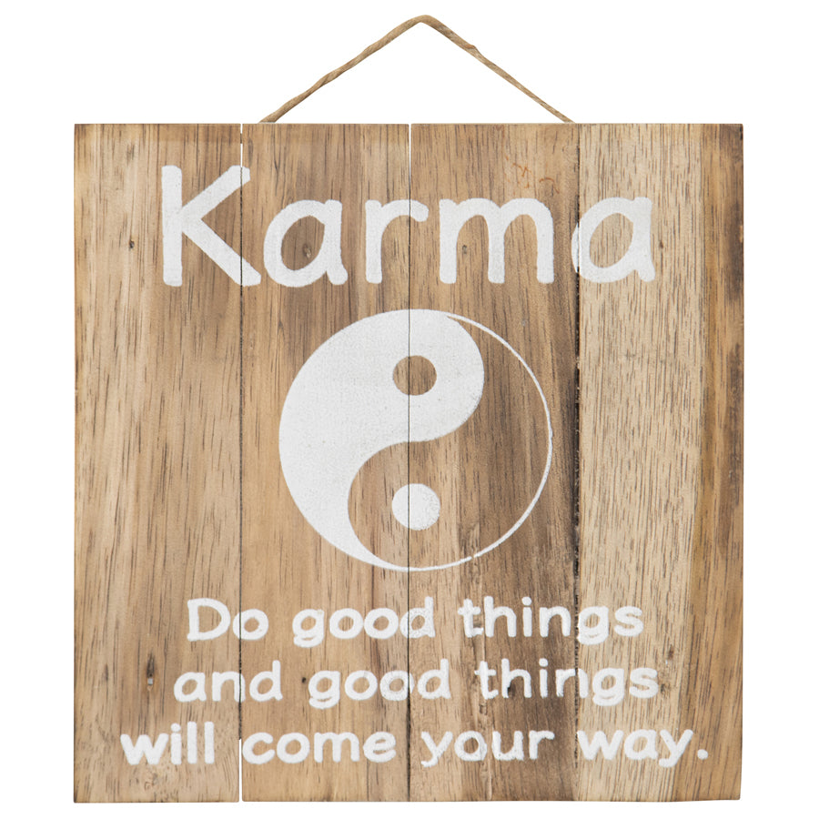 Handmade Karma Sign Wall Art – Dropship Order